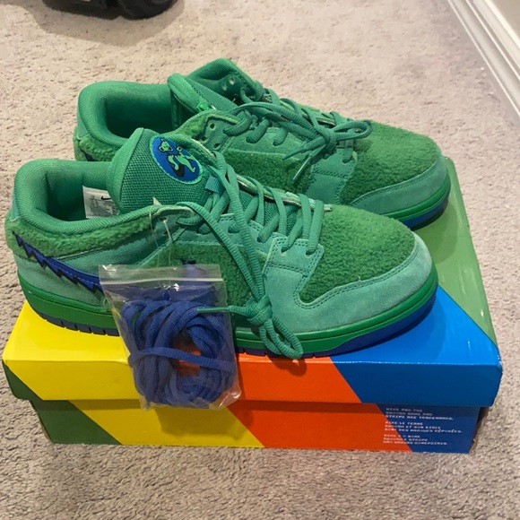 Nike | Shoes | Nike Sb Dunks Low Grateful Deadgreen Bear Shoes | Poshmark